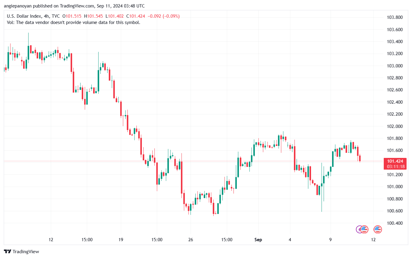 تحليل مؤشر الدولار الامريكي- Dollar Index (DXY)-11/9/2024 - توصيات التداول